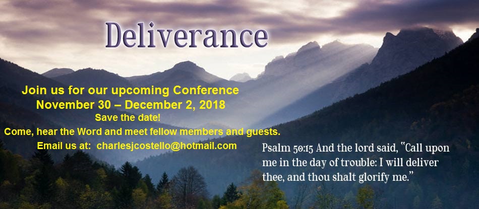 Nov 30 – Dec 2 Healing & Deliverance Conference Schedule (MOS) | The ...